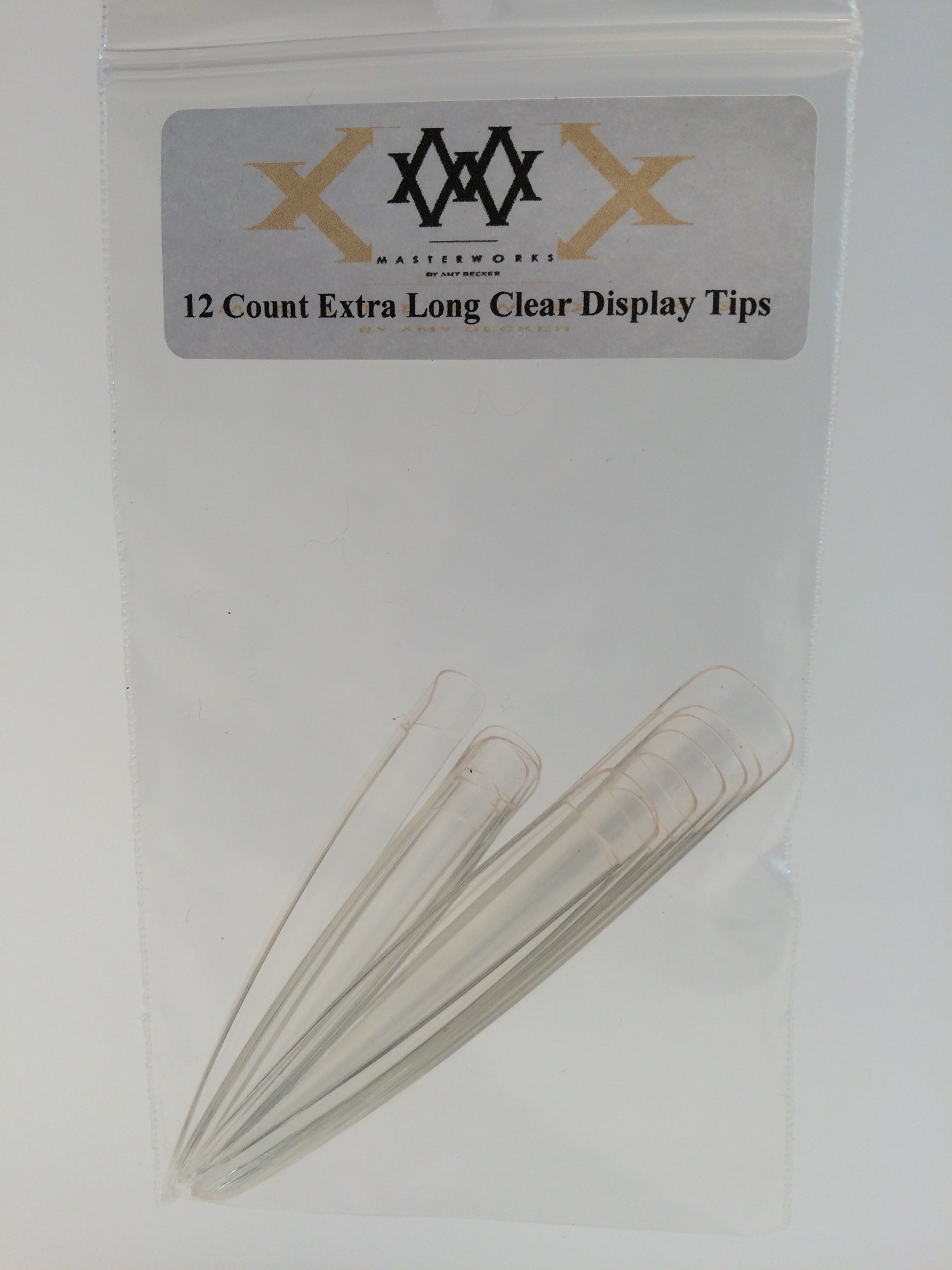 Extra Long Clear Display Tips 12ct – MasterWorks by Amy Becker